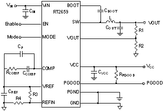 RT2659 - 6A, 6V, Synchronous Step-Down Converter with REFIN for sale