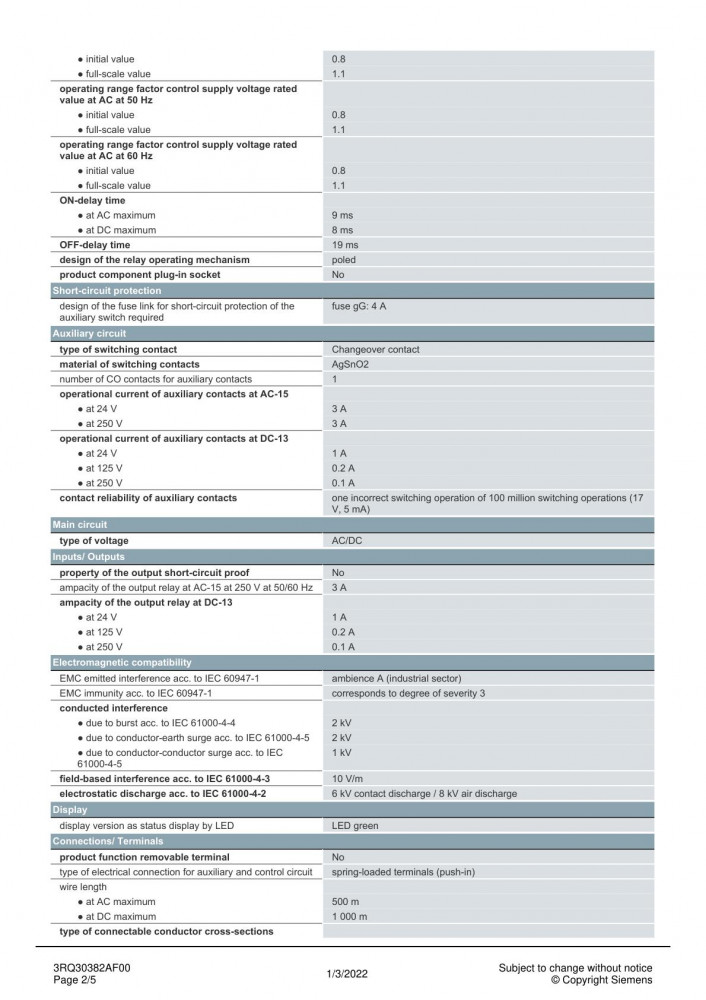 3RQ30382AF00 datasheet page 2