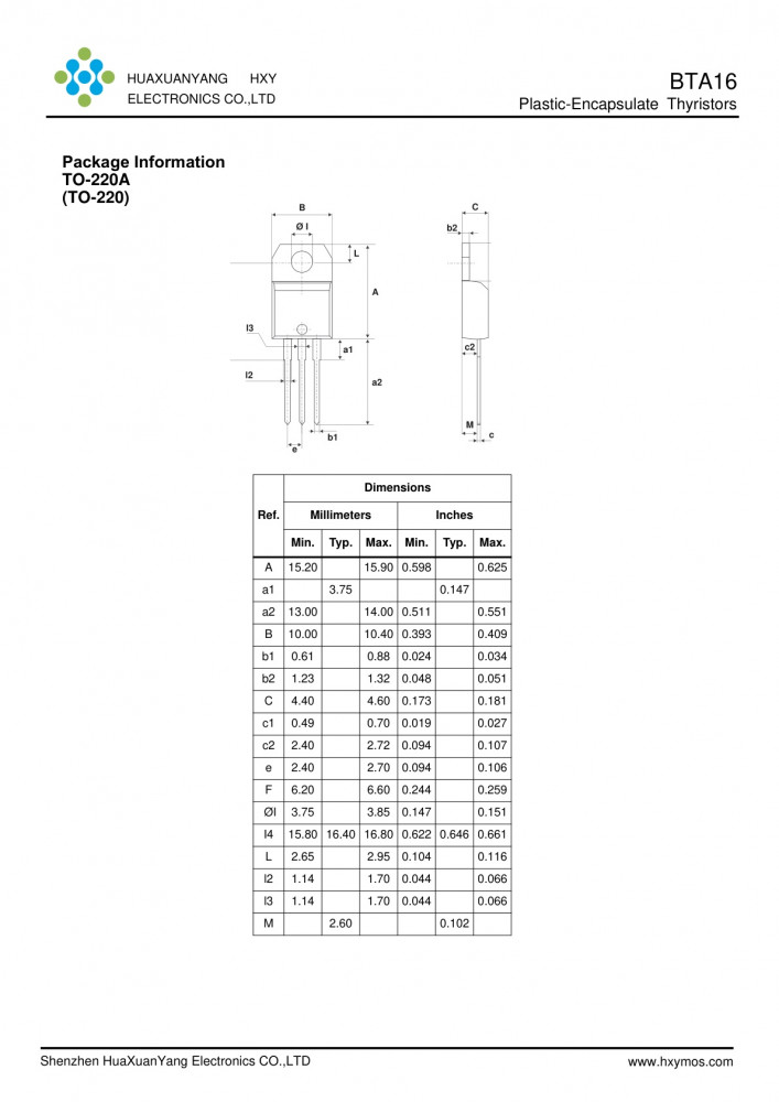 BTA16-HXY datasheet page 6