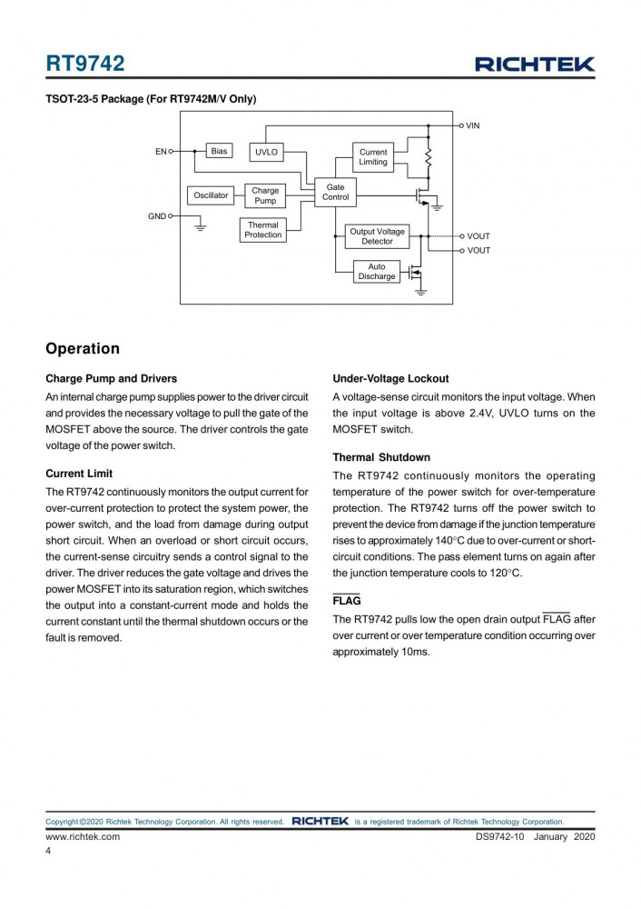 RT9742 datasheet page 4