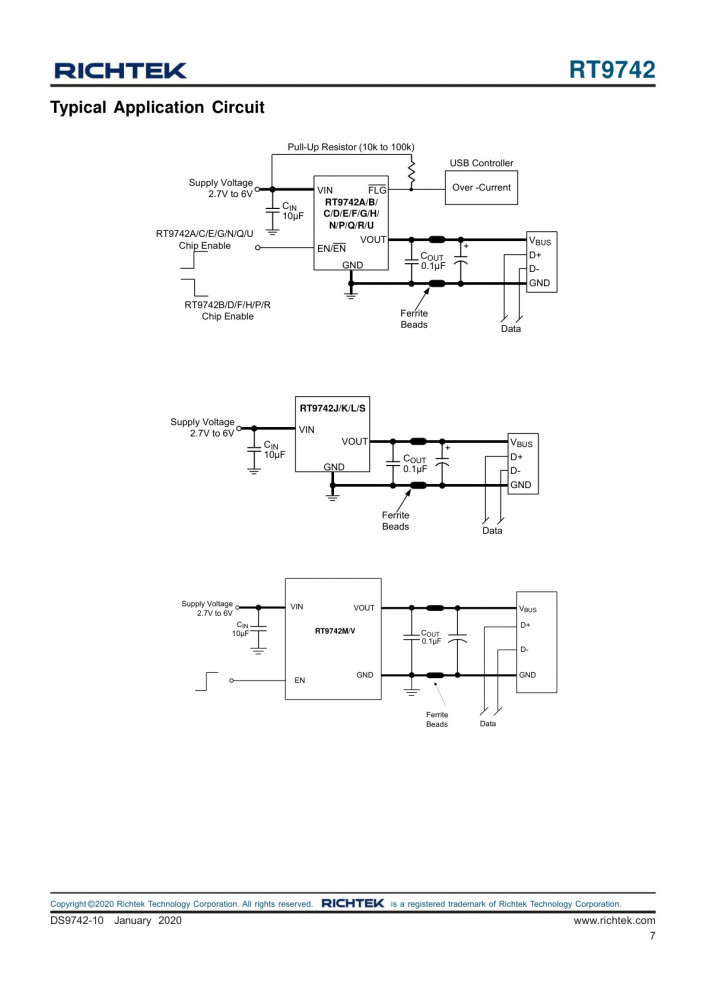 RT9742 datasheet page 7