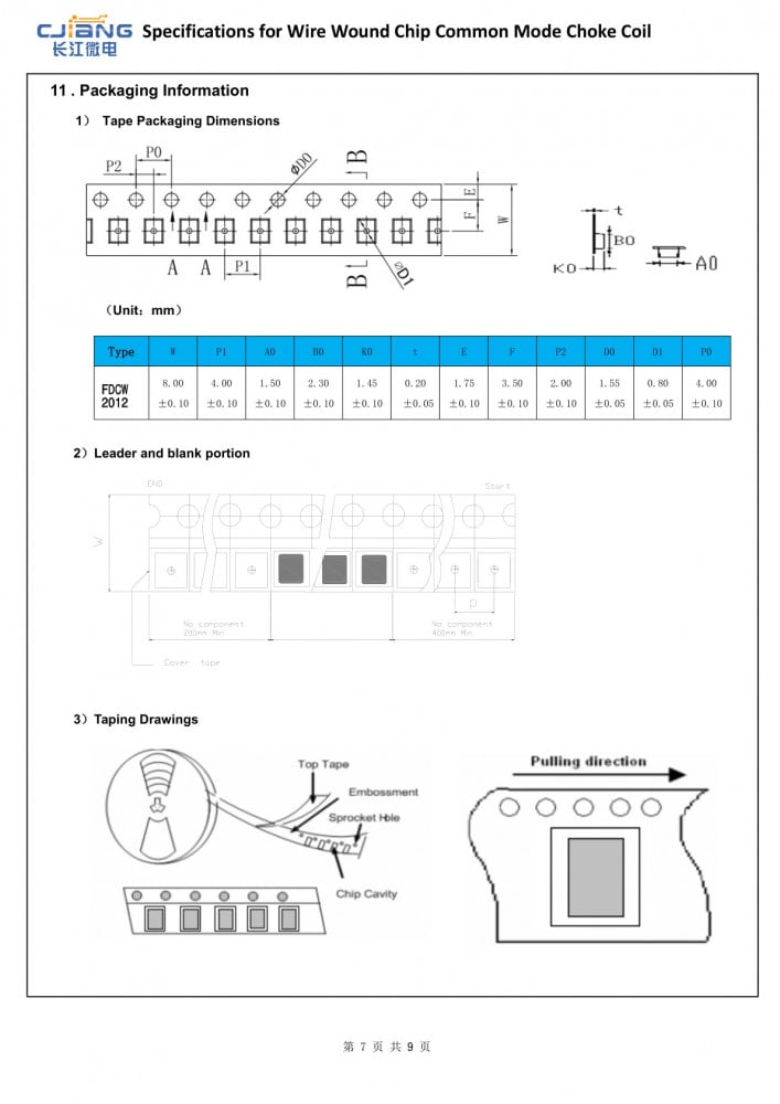 FDCW2012-2-361TF datasheet page 7