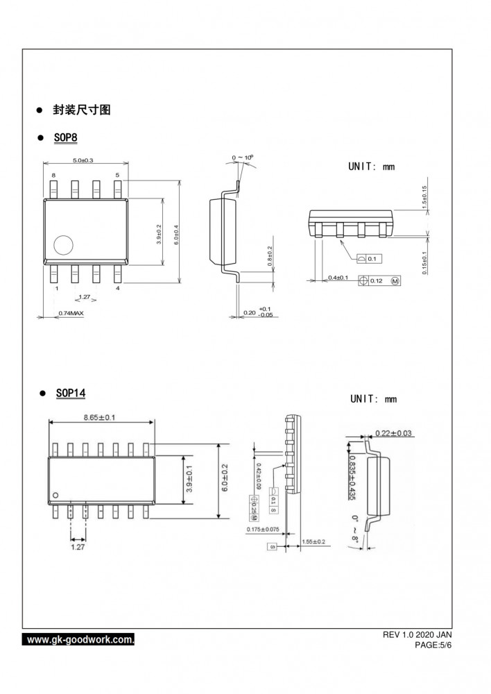 GOODWORK LMV358 datasheet page 5