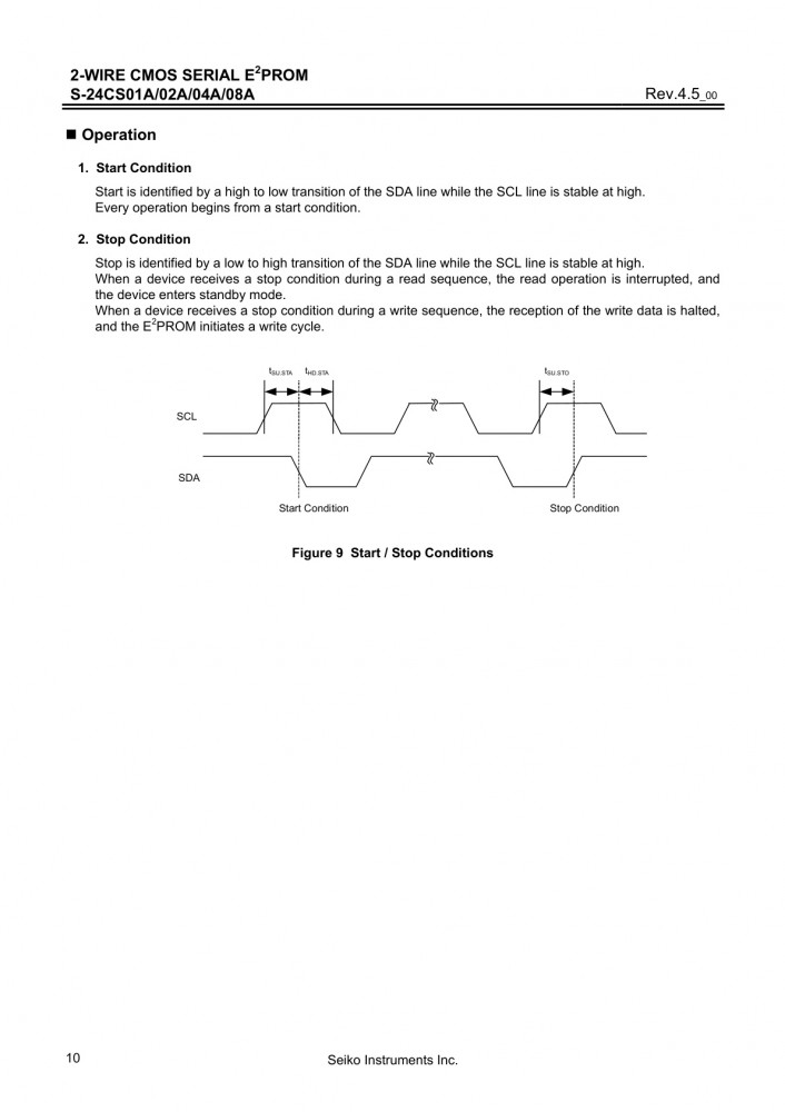 ABLIC S-24CS01A datasheet page 10