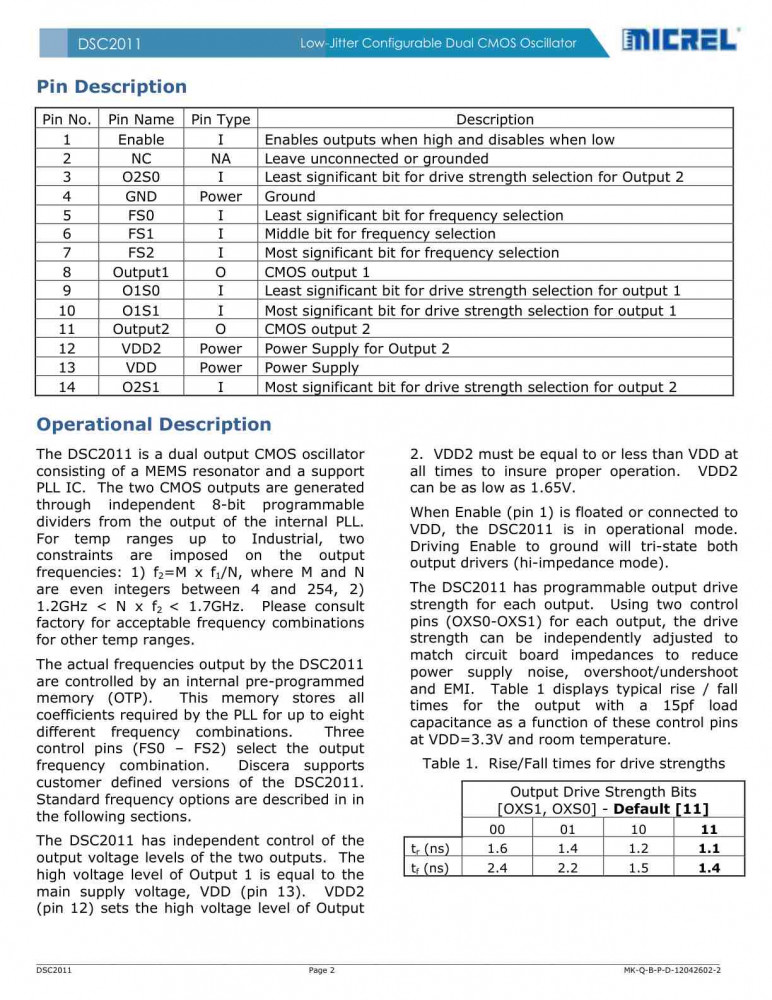 DSC2011 technical document, page 2