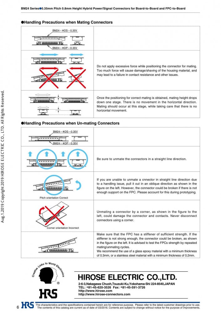 HRS BM24 datasheet page 6