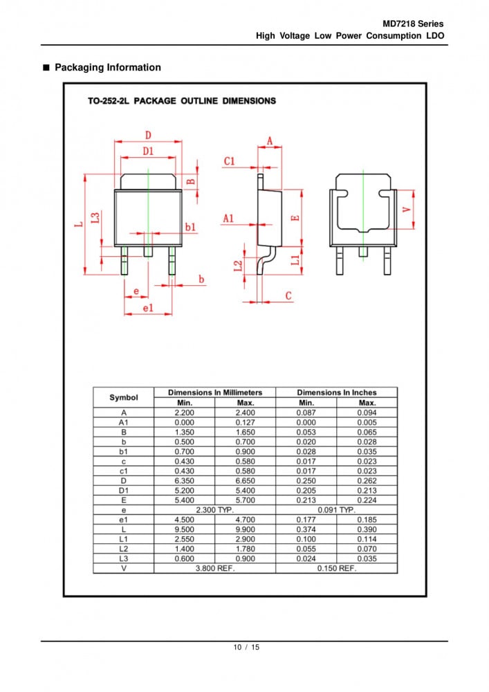 MD7218 datasheet page 10