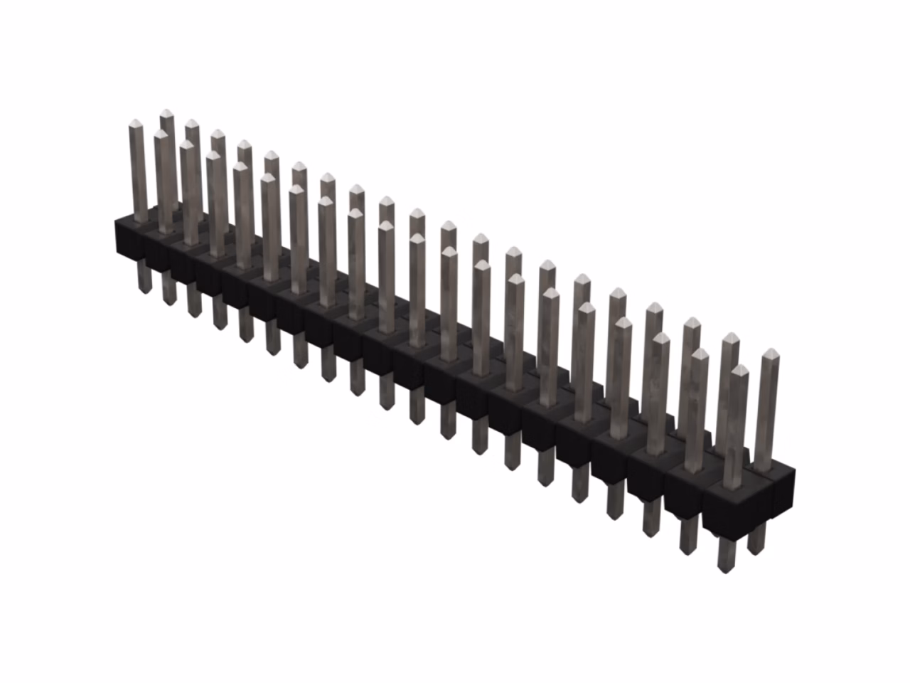 C-Grid Header, 2.54mm Pitch, Through Hole, Dual Row, Vertical, 40 Circuits, 2.54µm Tin (Sn) Plating, Tray Packaging, Lead-Free for sale