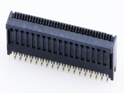 Easy-On FFC/FPC Connector, 0.50mm Pitch, Surface Mount, Vertical, Non-ZIF, Standard Footprint, Tin Bismuth Plating, Short Terminal Type, Black, 36 Circuits for sale