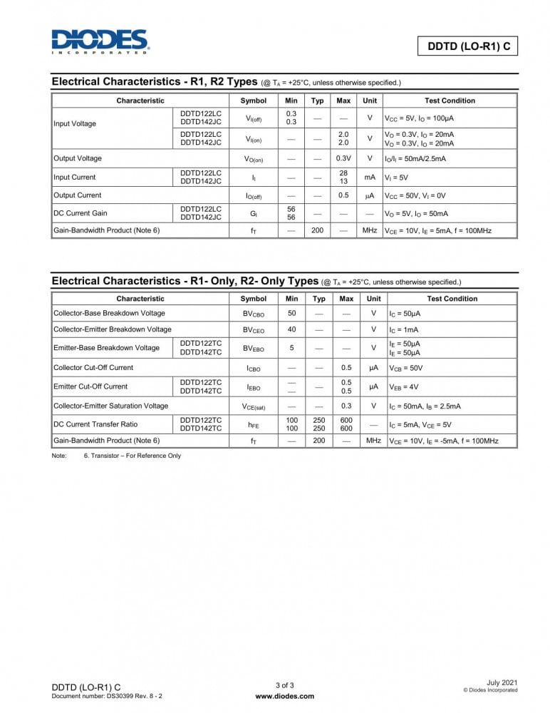 DDTD142JC-7-F datasheet page 3