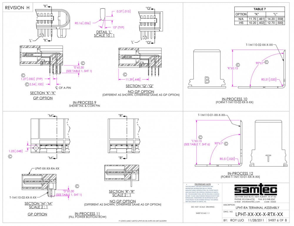 Samtec LPHT-04-16-L-RT1 drawing page 6