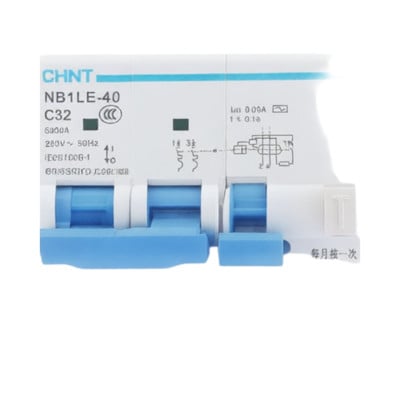 CHINT NB7LE-32 2P C32 30mA Miniature Residual Current Circuit Breaker