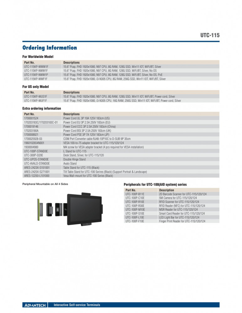 UTC-115K technical document page 3