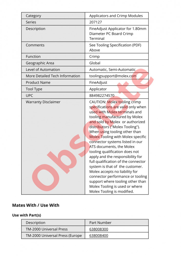 Tooling document preview, page 2