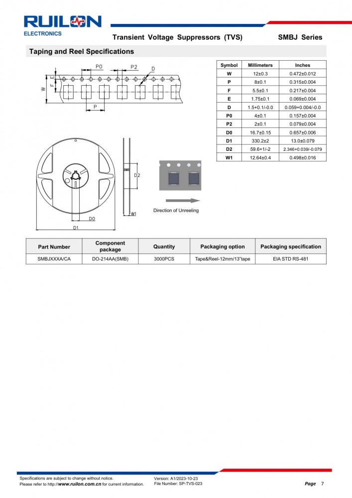 SMBJ300A datasheet page 7