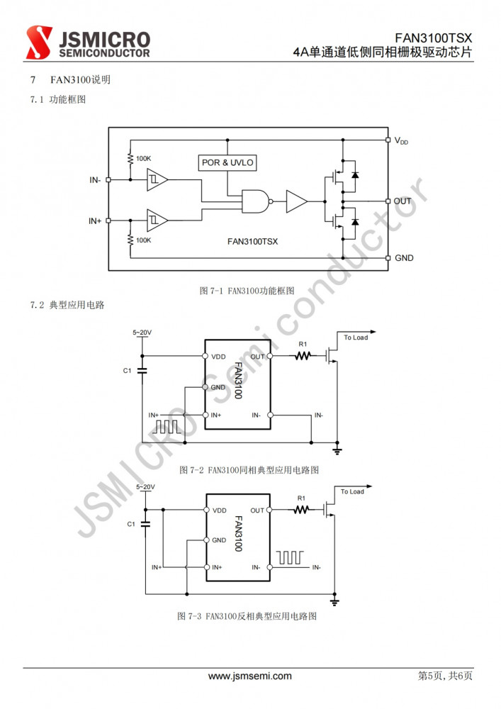 FAN3100TSX-JSM datasheet page 5