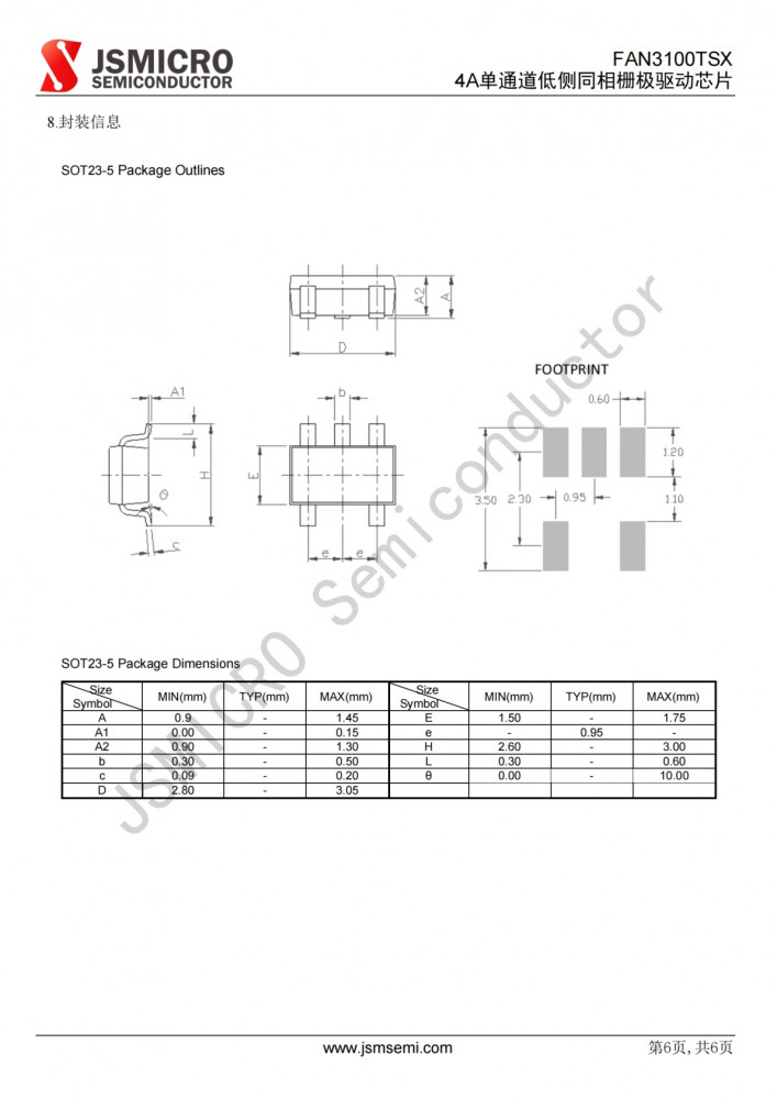 FAN3100TSX-JSM datasheet page 6