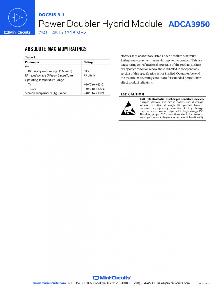 ADCA3950 technical document, page 5