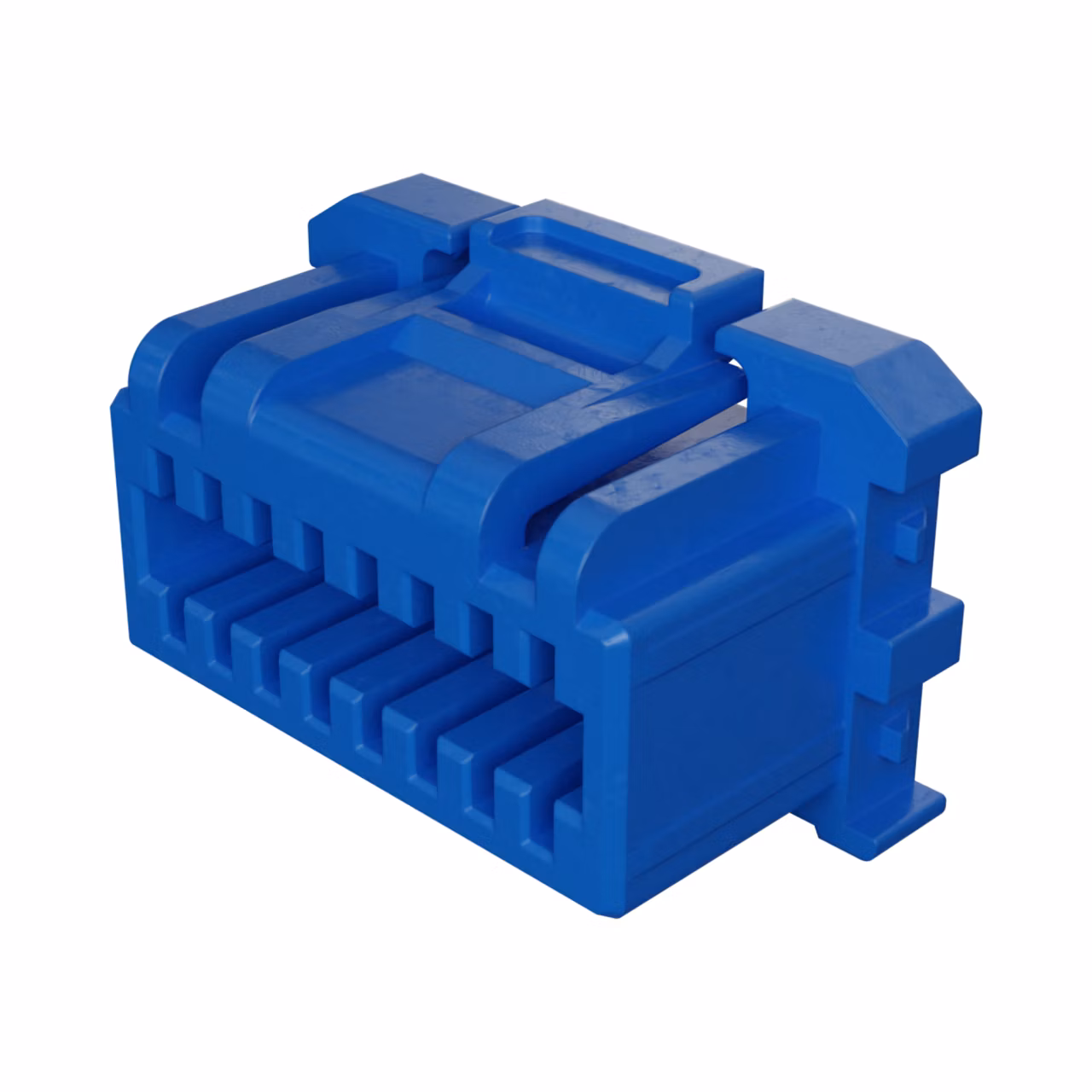 Micro-Lock Plus TPA Type Receptacle Housing, 1.25mm Pitch, Dual Row, Positive Lock, 16 Circuits, Blue for sale
