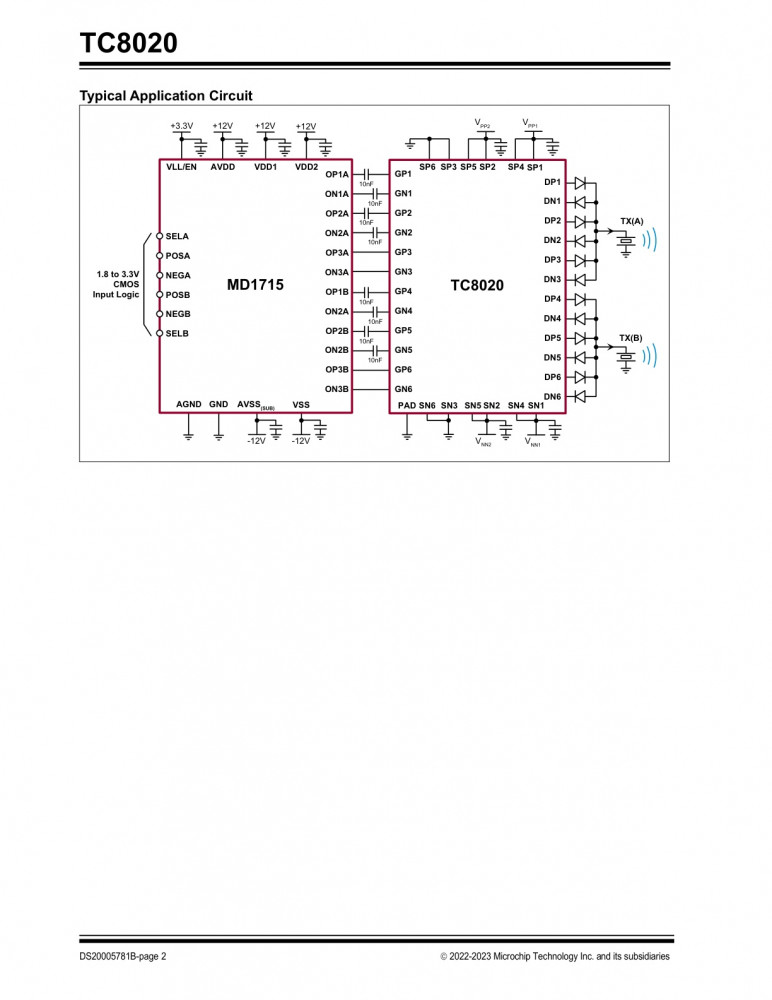 TC8020 datasheet page 2