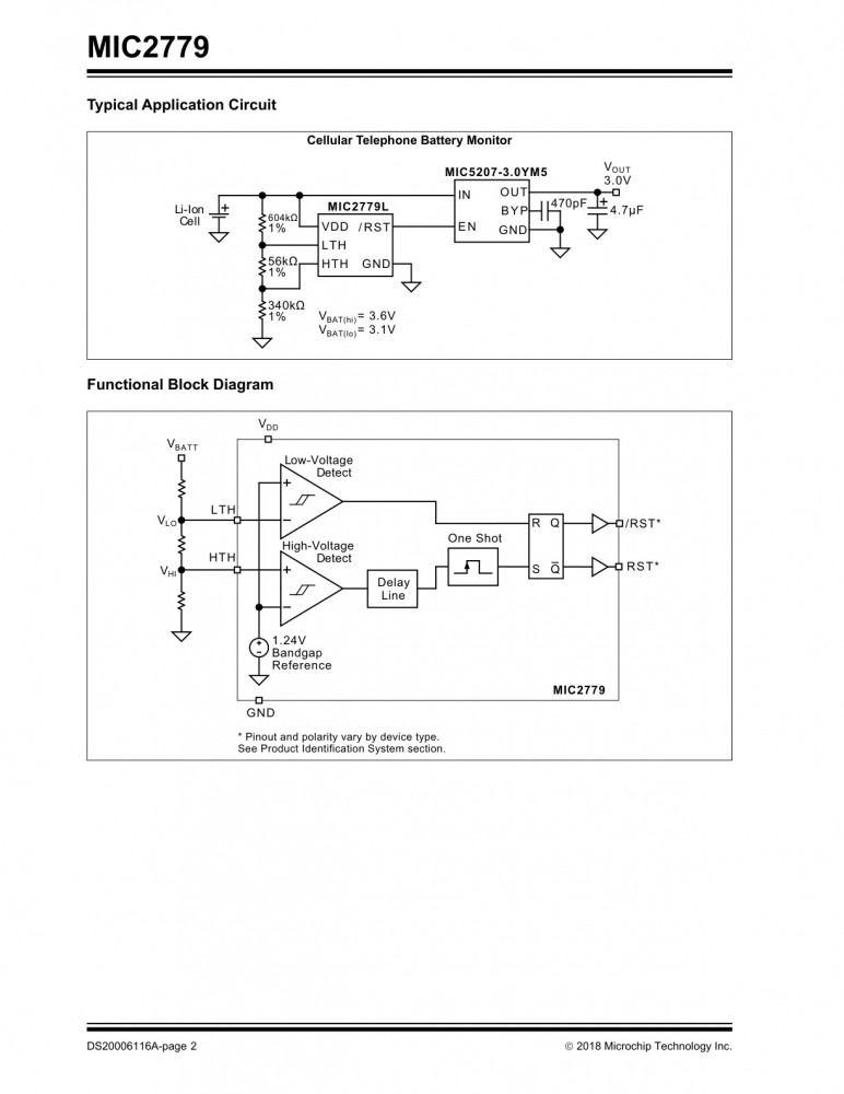 MIC2779 technical document page 2