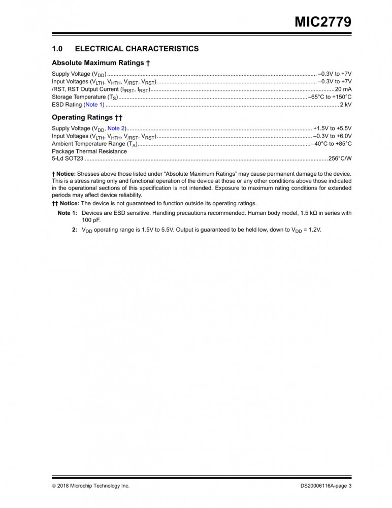 MIC2779 technical document page 3