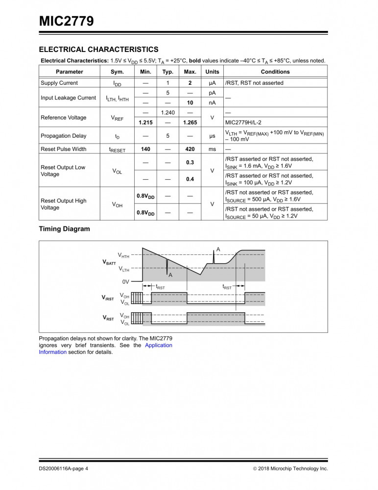 MIC2779 technical document page 4