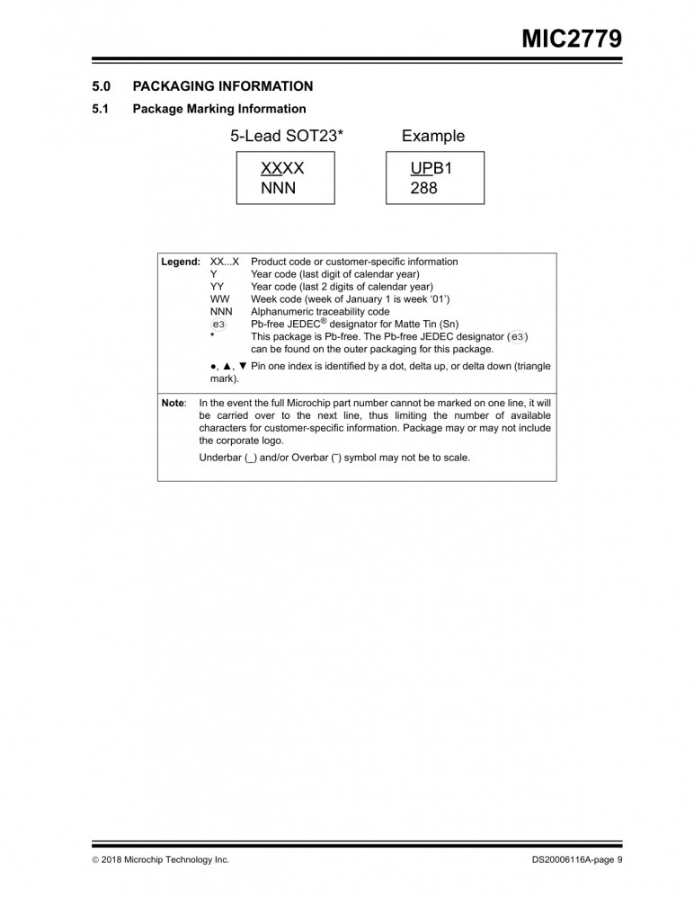 MIC2779 technical document page 9