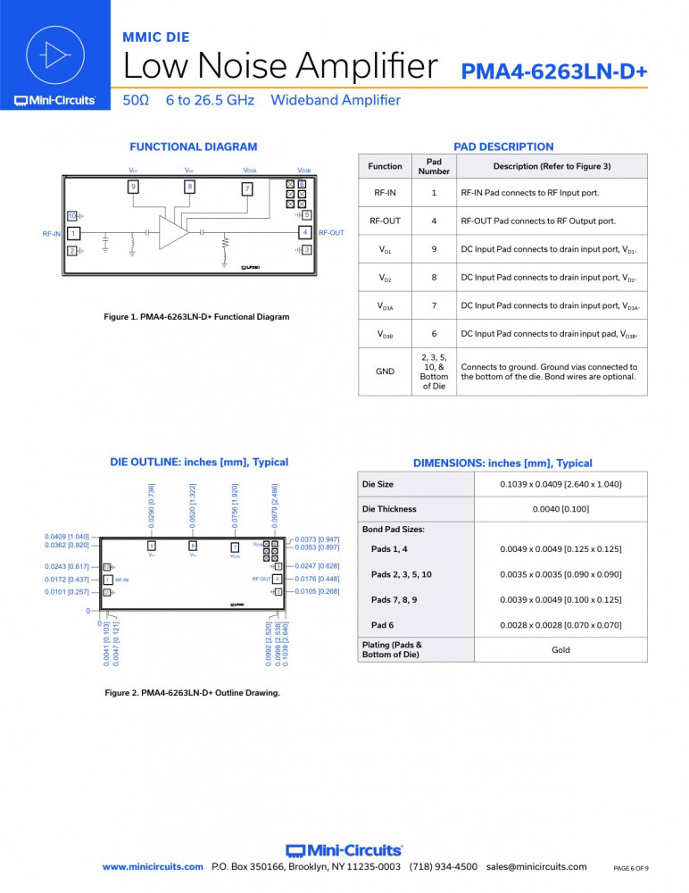 PMA4-6263LN-DG+ datasheet page 6