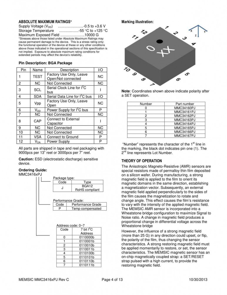 MMC34160PJ datasheet page 4