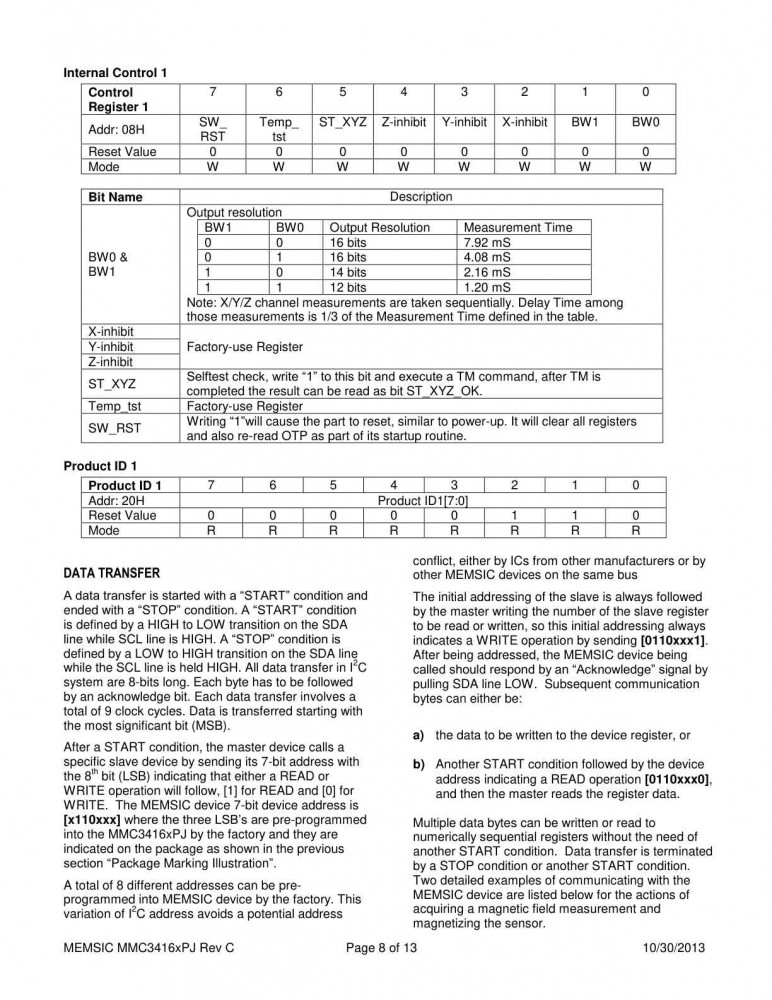 MMC34160PJ datasheet page 8