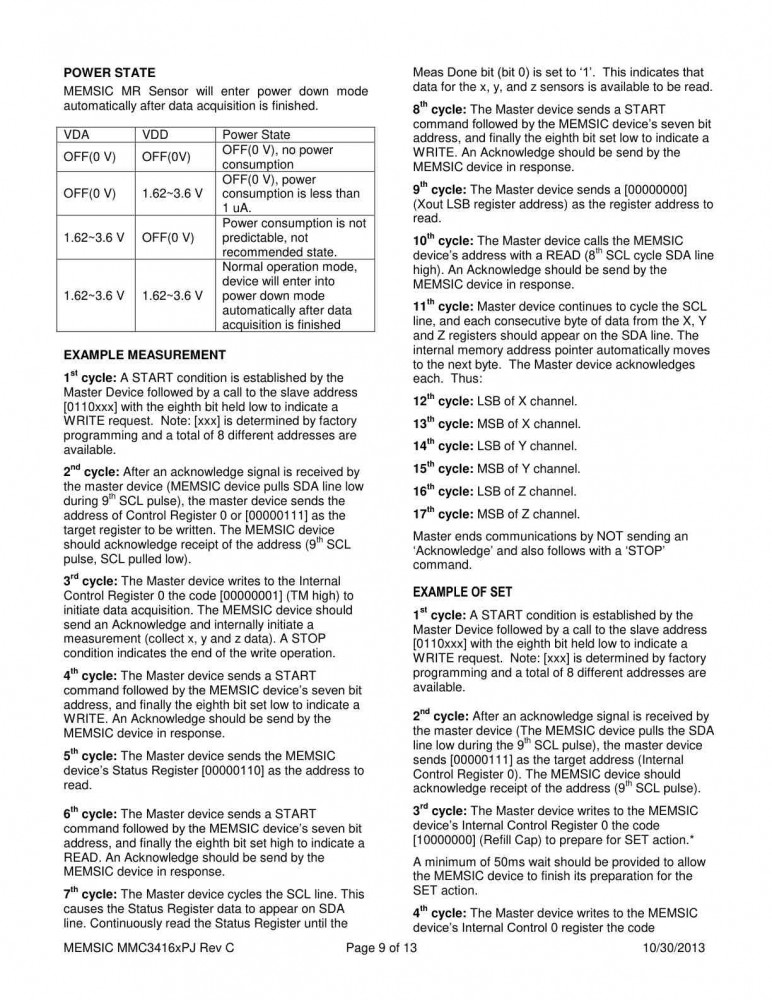 MMC34160PJ datasheet page 9