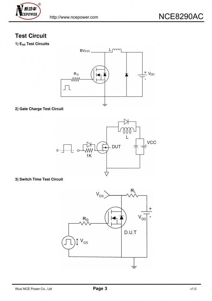 NCE8290AC datasheet page 3