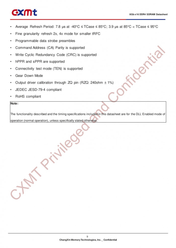 CXDQ3BFAM-IJ-A datasheet page 9