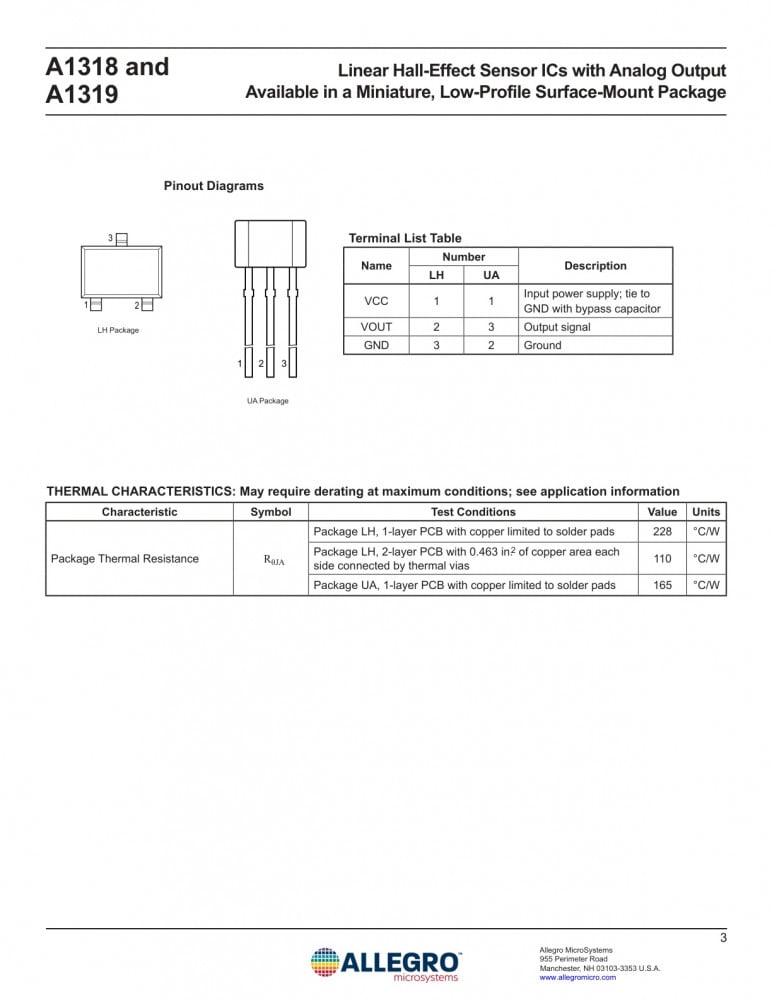 A1319LUA-5-T datasheet page 4