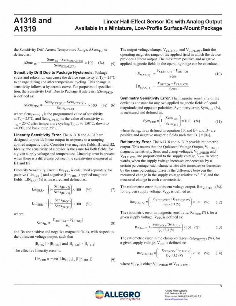 A1319LUA-5-T datasheet page 8