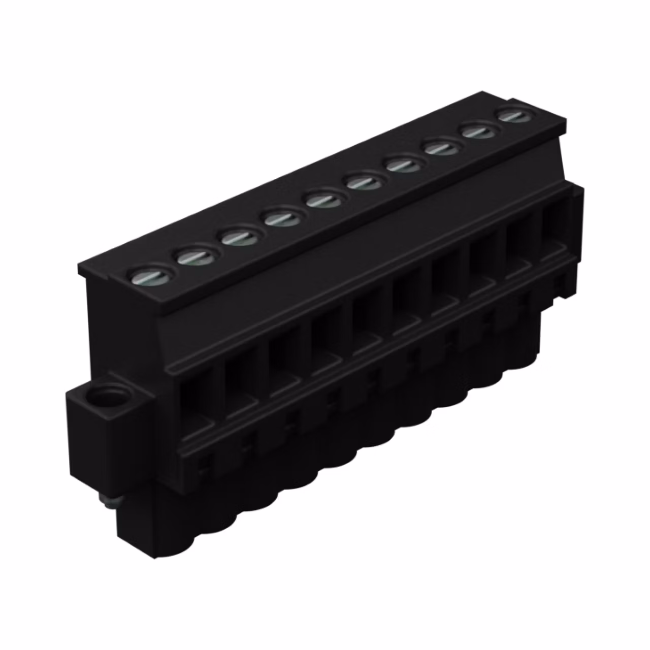 5.00mm Pitch Eurostyle Vertical Plug, with Retention Screws, Rear Wire Entry, 10 Circuits for sale