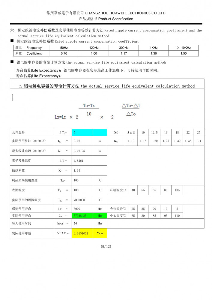 VH series datasheet page 10