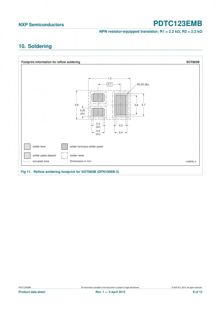 PDTC123EMB datasheet page 9