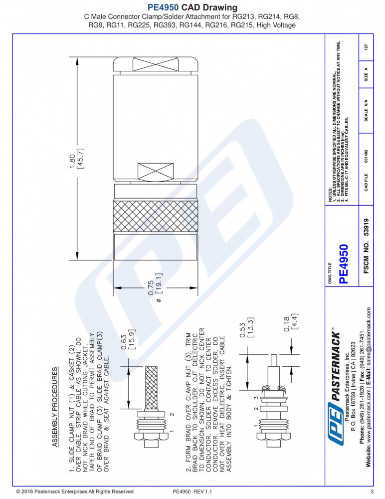 PE4950 technical document page 3