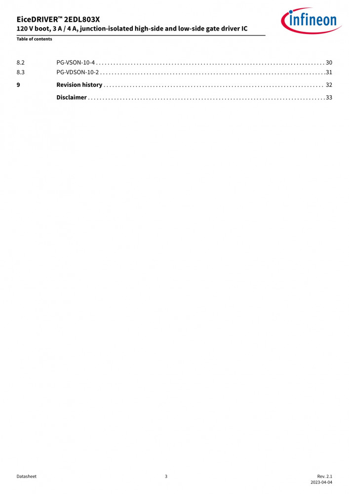 2EDL8034G4CXTMA1 datasheet page 3