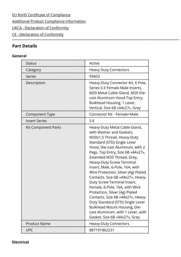 MOLEX 936030044 technical document page 2