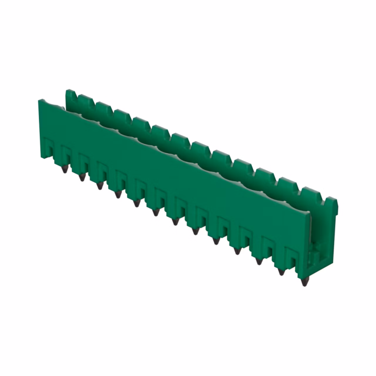 5.08mm Pitch Eurostyle Vertical PCB Header, Open Ends, Green Housing, 13  Circuits for sale