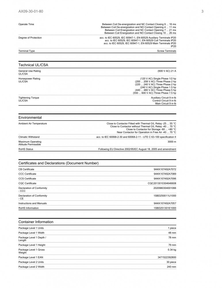 ABB AX09-30-01-80 technical document page 3