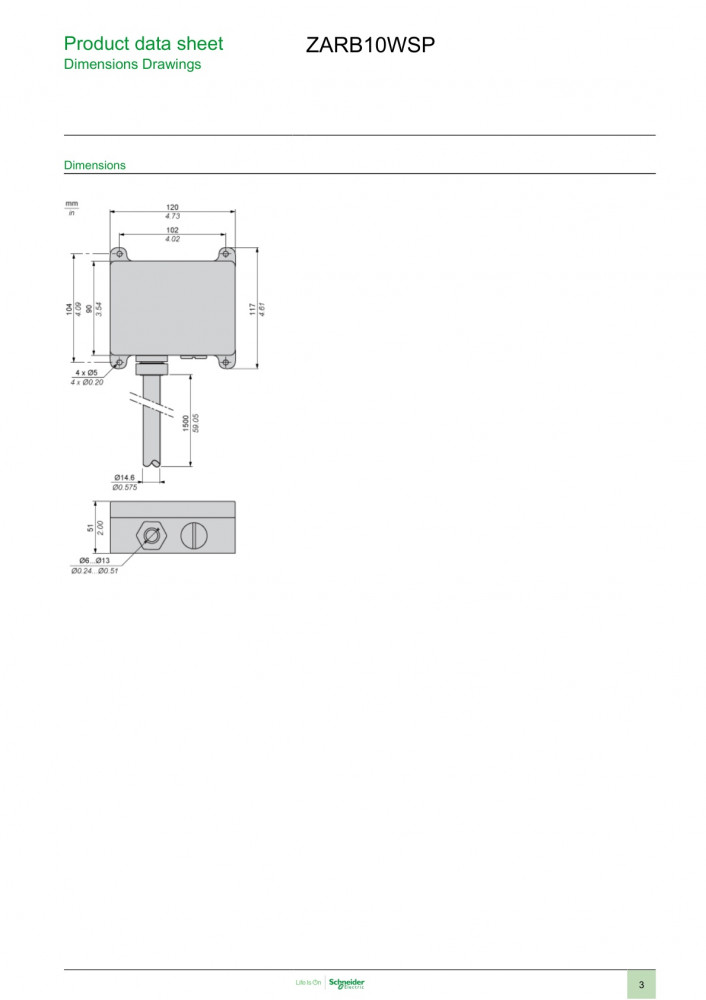 ZARB10WSP technical document page 3