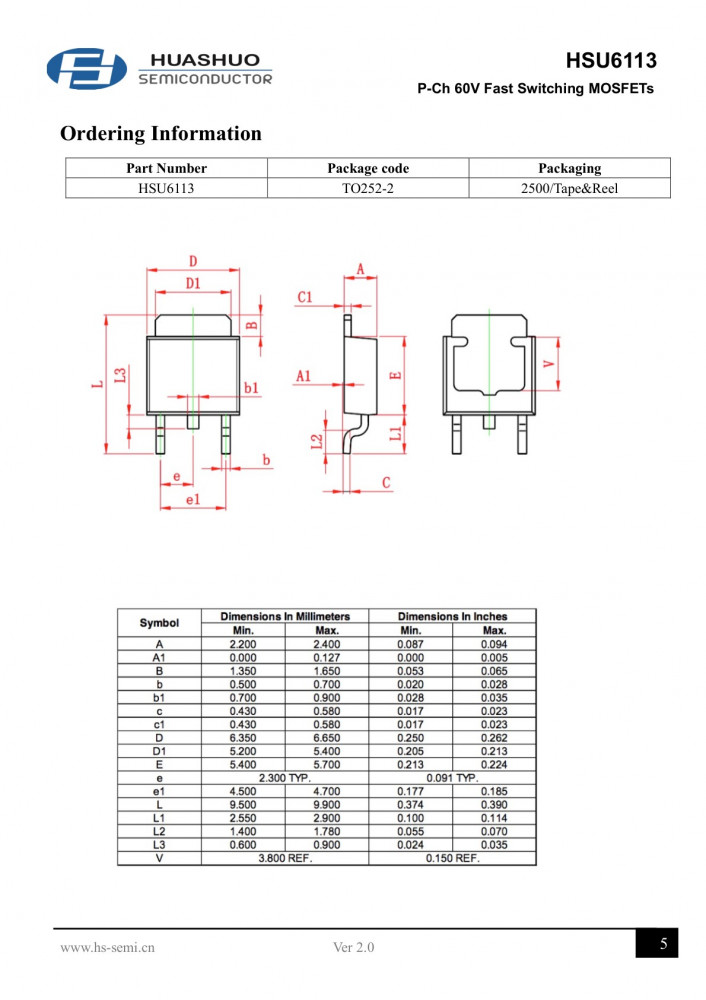 HSU6113 datasheet page 5