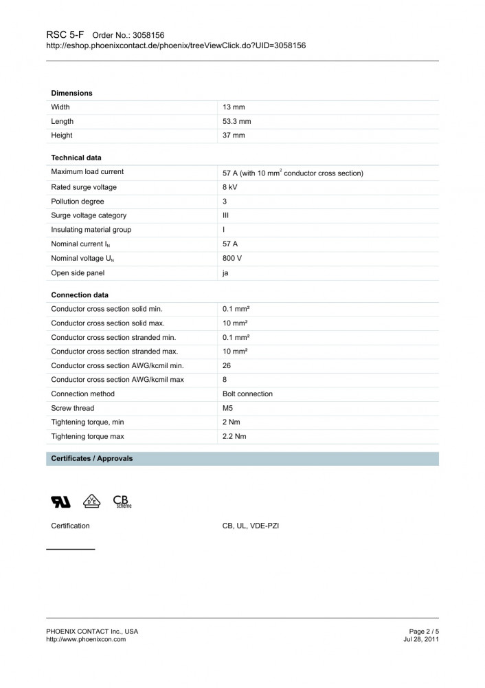 Phoenix Contact RSC 5-F document page 2