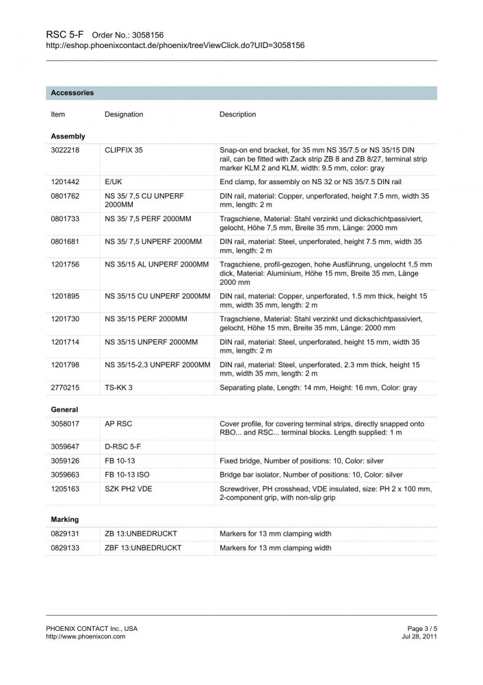 Phoenix Contact RSC 5-F document page 3