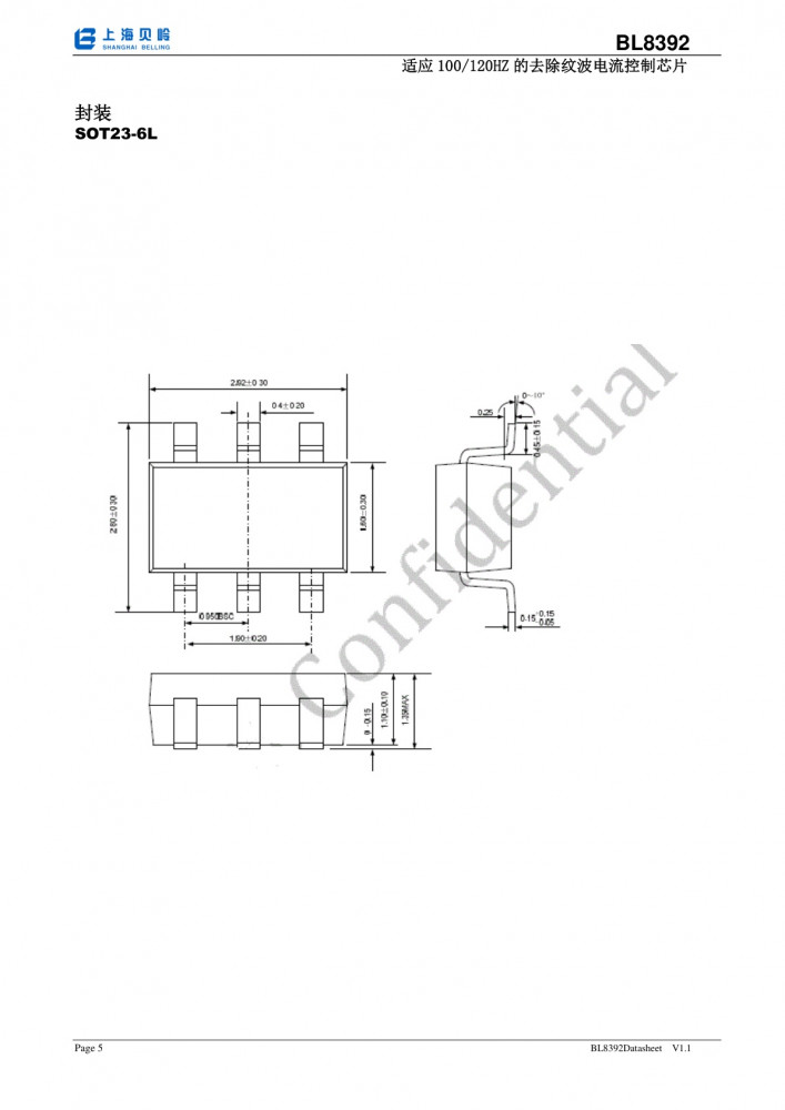 BL8392 datasheet page 5