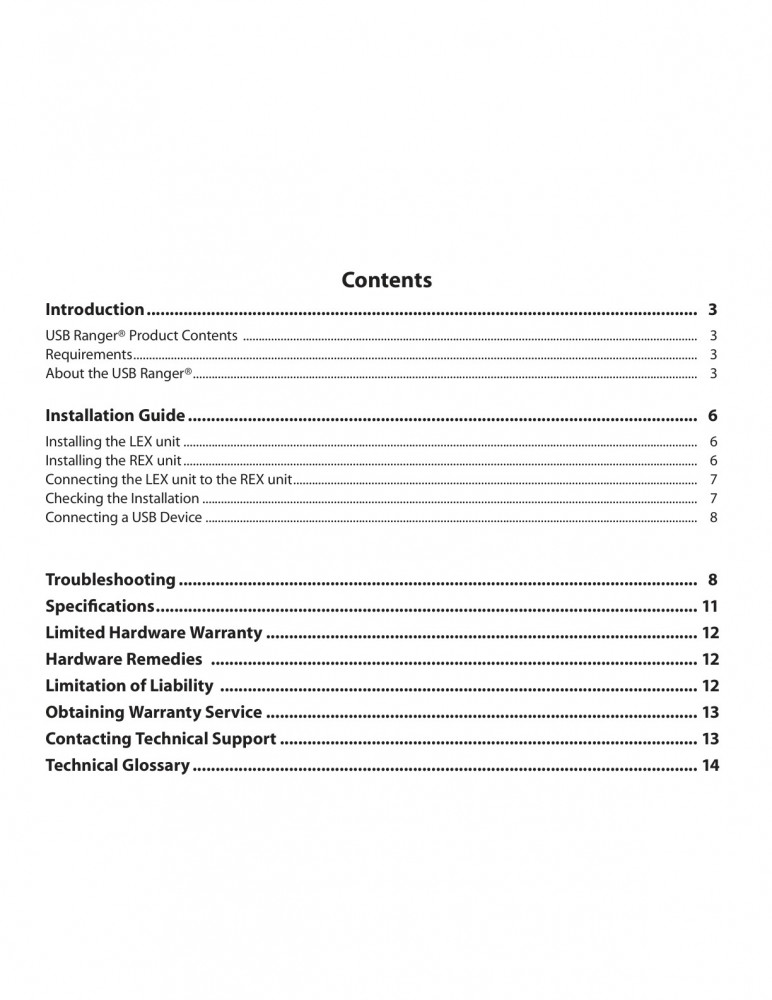 ICR2201 User Guide page 3